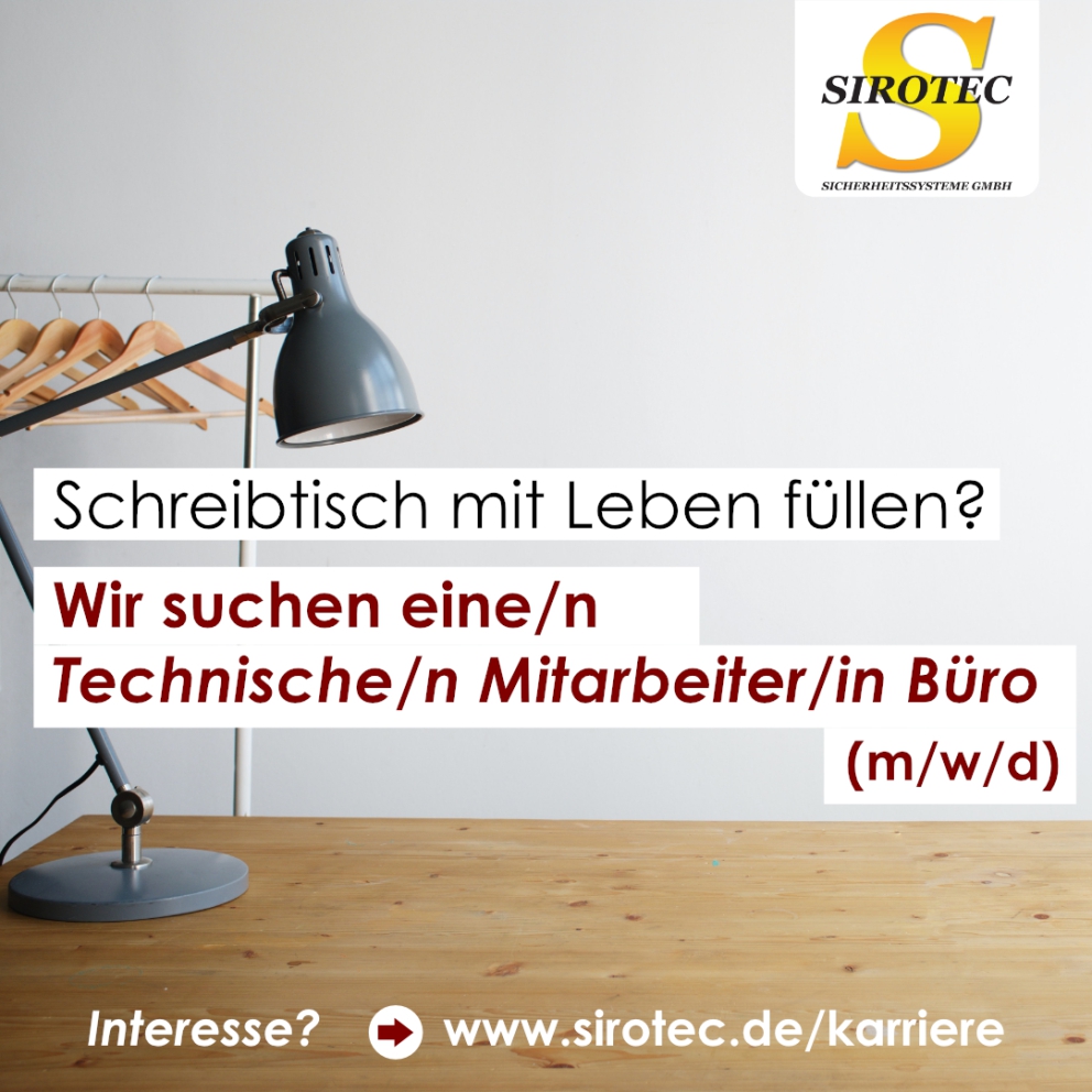 Karriere & Ausbildung | Sirotec Sicherheitssysteme GmbH